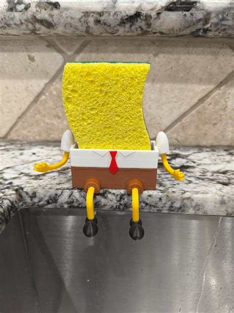 Spongebob Kitchen Sink Draining Sponge Dish Spongebob Draining Sponge Holder No Sponge