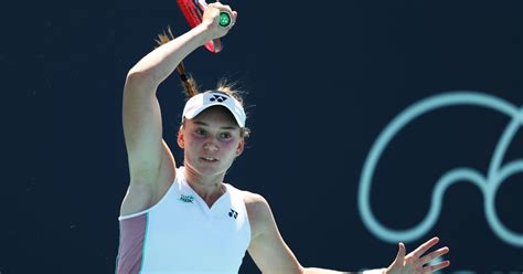 Watch This Elena Rybakina Wins 22 Straight Points On Serve In Miami