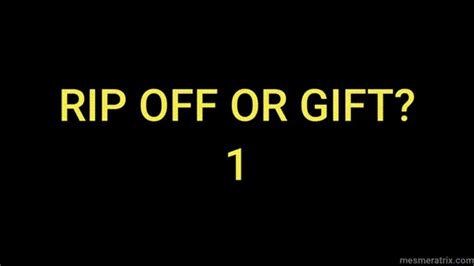 Rip Off Or A T 1 Lady Mesmeratrix Fucks Your Mind