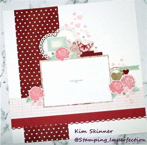 5 Key Elements Of A Scrapbook Layout Stamping Imperfection