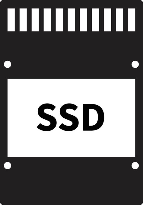 Ssd Card Icon On White Background Solid State Drive Sign Storage Disk