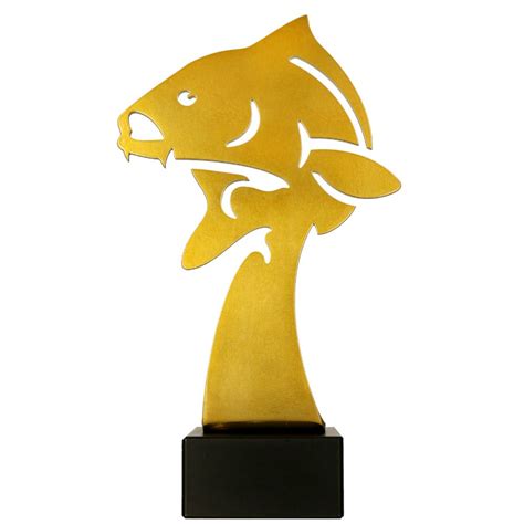 Metalinis Trofėjus Žuvis Papirlt