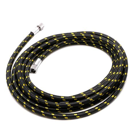 Manguera De Aerógrafo Trenzada De Nailon De 3m Tubo De Aire Adaptador