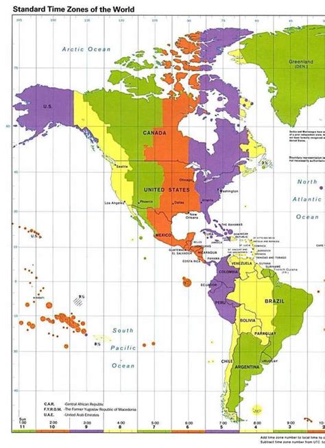 Where Are The Time Zones In North America At Ivan Flores Blog