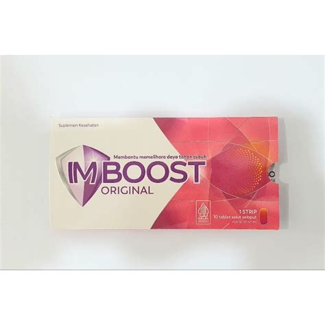 Jual Imboost Tablet Original Strip Isi 10 Tablet Shopee Indonesia