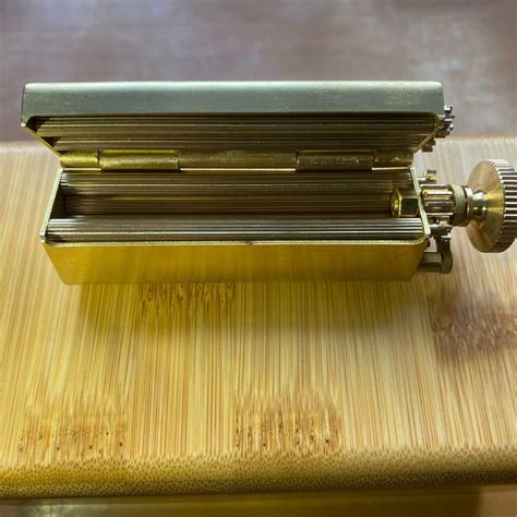 Brass Cigarette Joint Rolling Machine Handmade By The Walter Puffy
