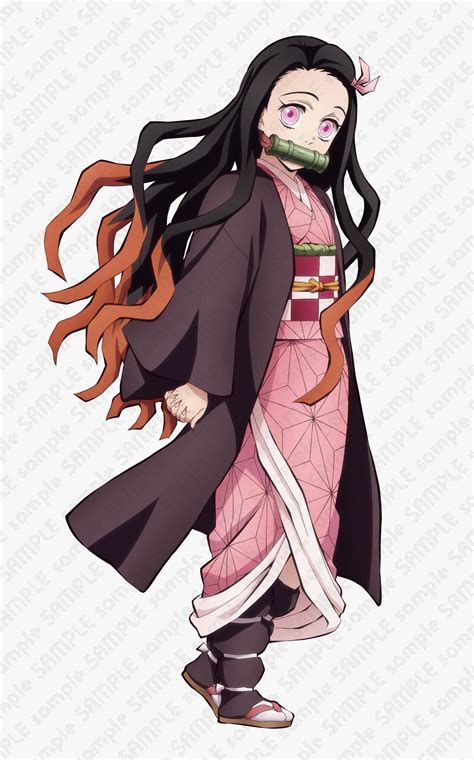 アニメ「鬼滅の刃」竈門禰豆子 描き下ろしイラスト【2024】 イラスト 立ち絵 滅