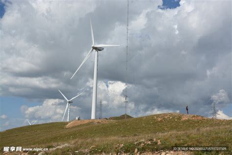 草原上的风力发电机摄影图国内旅游旅游摄影摄影图库昵图网