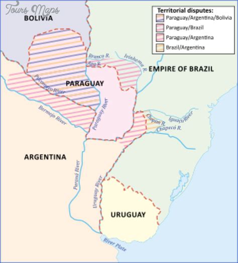 Paraguay Map Before War