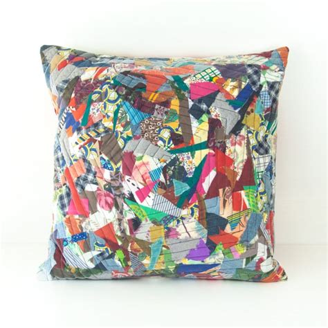Patchwork Pillow Etsy