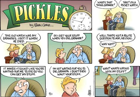 Opal And Earl The Pickles Comic Strip Humorously Illustrates The