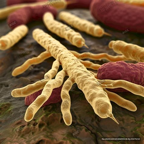 Ai创作图嗜热微生物 牙齿细菌 变形杆菌 乳酸杆菌 海马巴氏杆菌 益生菌显微镜放大图 支原体 嗜热链球菌 细菌感染症 幽门螺旋杆菌 病原微生物