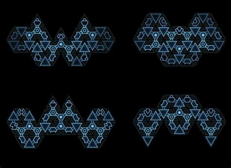 Triangle Text Grids Cragwind