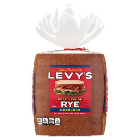 Levys Real Jewish Rye Seedless Bread 1lb Shoprite