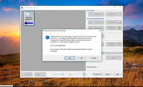 Hp Smart Document Scan Software Error Hp Support Community 6148553