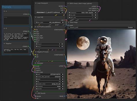 Comfyui 上 Text G 跟 Text L Prompts 的關係