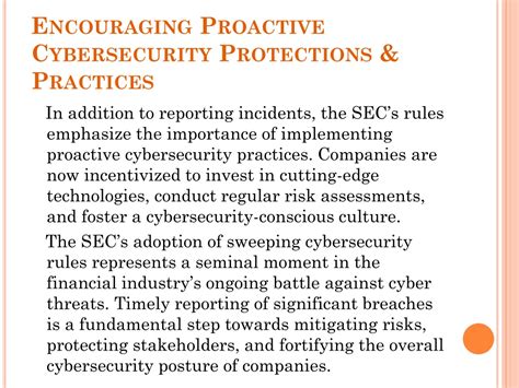 Ppt The Sec Formally Raises The Cybersecurity Bar For Public