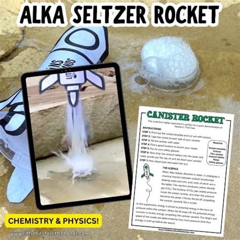 Alka Seltzer Gas Experiment Gas Laws And Alka Seltzer Rockets Lesson