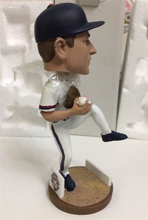 Nolan Ryan Bobblehead Bobble Head Baseball Round Rock Express Wbox Htf