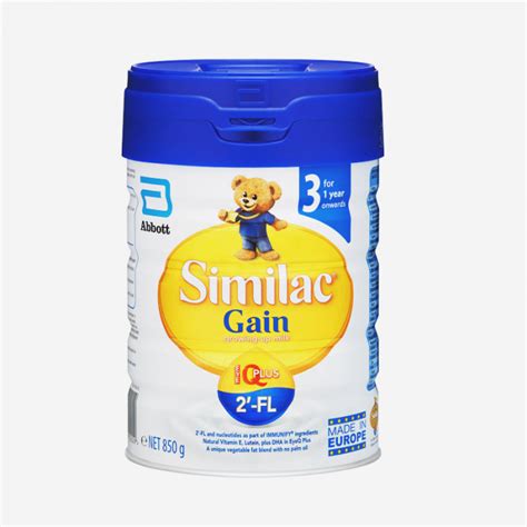 Abbott Similac Gain Growing Up Stage 3 Milk Formula Case