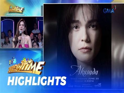 Its Showtime Akusada Starring Best Supporting Actress Andrea Torres Mamaya Na Breaking