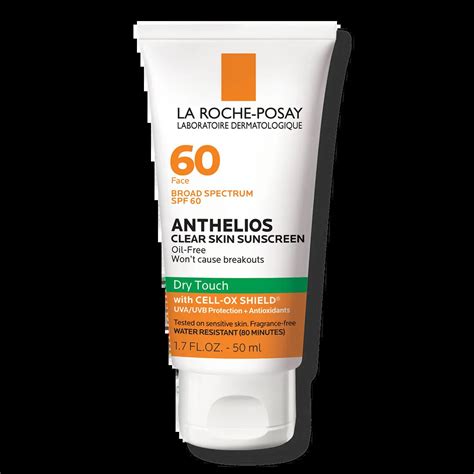 La Roche Posay Anthelios Clear Skin Dry Touch Face Sunscreen Spf 60