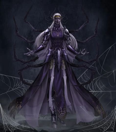 Lolth Dnd Spider Drow Dnd Dnd 5e Drow Female
