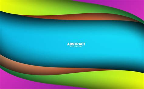 Premium Vector Abstract Papercut Overlap Layer Colorful Background
