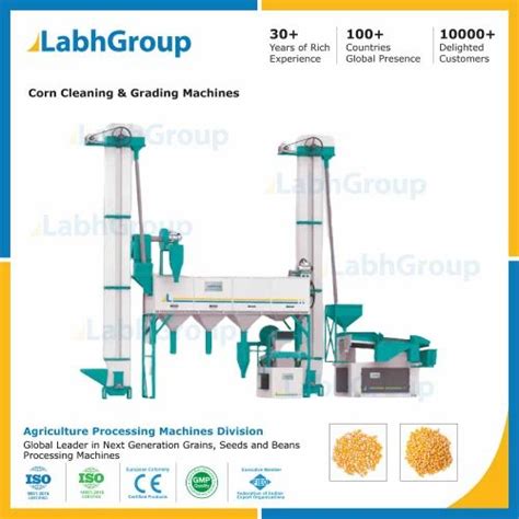 Automatic Powder Coated Maize Corn Processing Mill Plant Machines