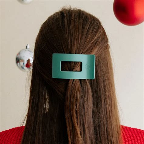 Fir Real Small Flat Rectangle Hair Clip Ja Whitney