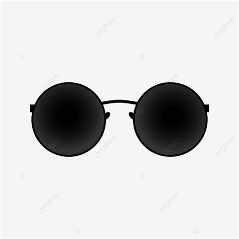 черные солнцезащитные очки дизайн вектор изолированные Png черные очки солнцезащитные очки