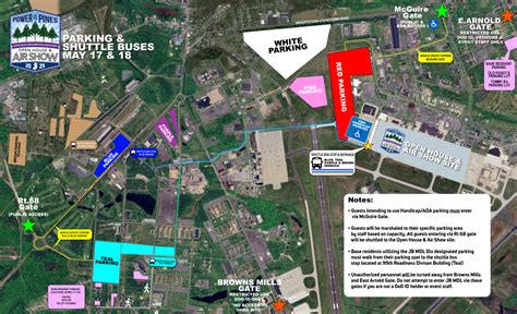 Parking Power In The Pines Air Show