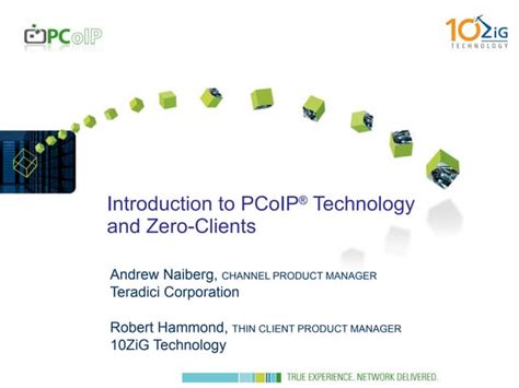 Understanding Pcoip And Zero Clients Ppt