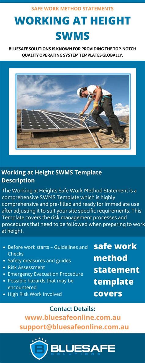 Swms Safe Work Method Statement Template PrintableDB Web App
