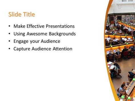 161107 Library Template 4x3 3 Free Powerpoint Templates