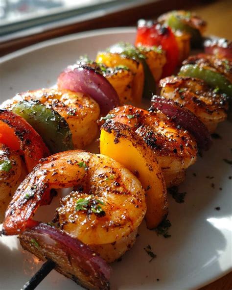 Amazing Grilled Shrimp Kabobs In 3 Minutes Forkful Heaven