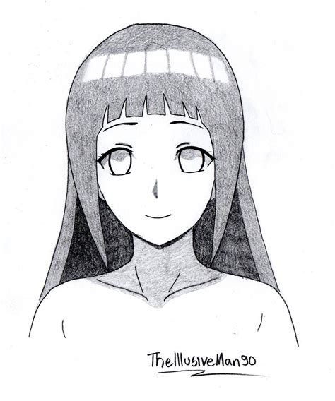 Hinata Hyuga Portrait 1 By Theillusiveman90 On Deviantart