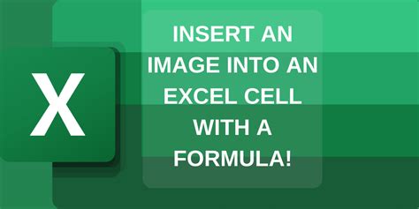INSERT AN IMAGE INTO AN EXCEL CELL WITH A FORMULA PEAKUP TEKNOLOJİ A Ş