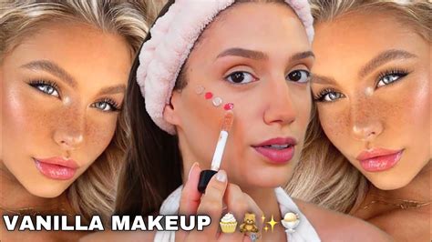 Vanilla Makeup 🧁 Nova Trend De Maquiagem Que TÁ Bombando Muito FÁcil