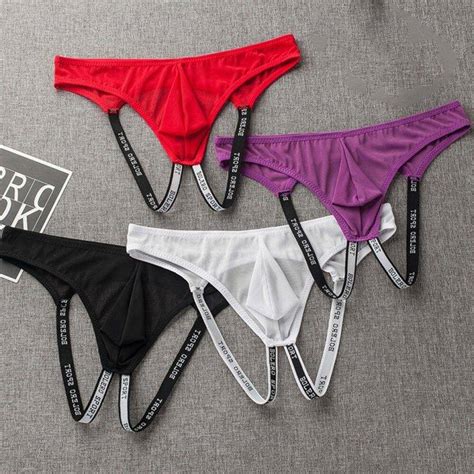 Calcinha Masculina Sexy Jockstrap Chastity