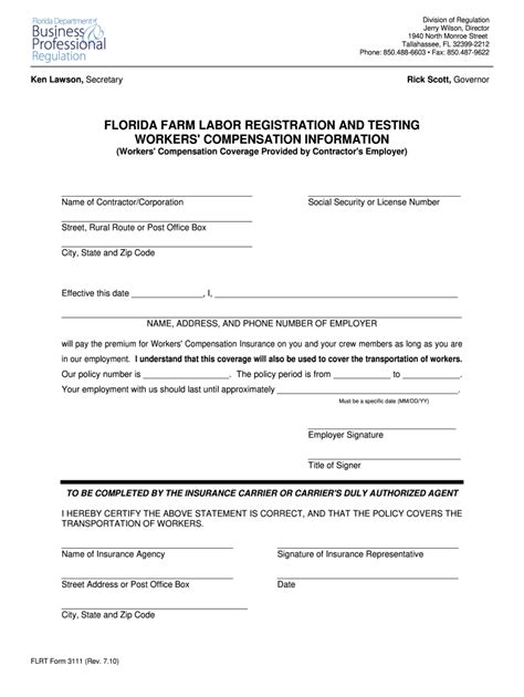 Fl Form 3111 Fill Out And Sign Online Dochub