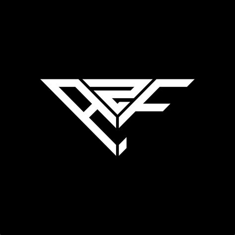 Azf Brief Logo Creatief Ontwerp Met Vector Grafisch Azf Gemakkelijk En