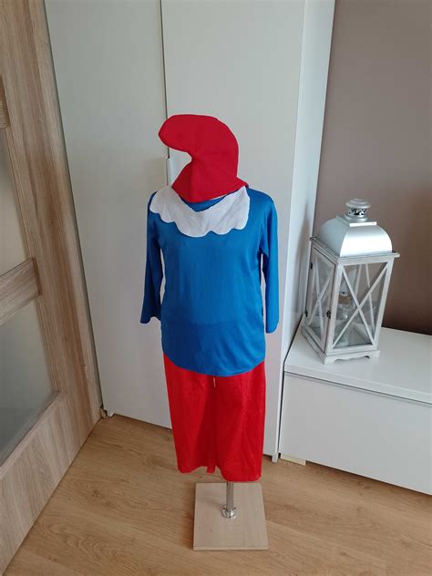 Strój Karnawałowy Smerfa Papa Smerf Kostium Przebranie 110116 278 Otwock • Olxpl
