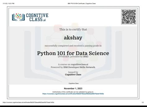 Akshay Cheruku On Linkedin I Am Delighted To Announce That I Have Completed The Python 101 For