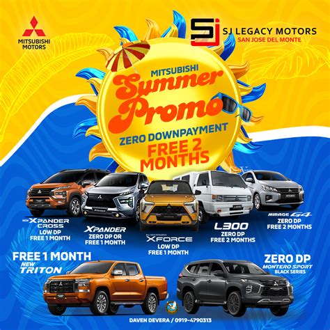 Mitsubishi Sj Legacy Motor Inc 🌞 Mitsubishi Summer Promo Alert 🌞