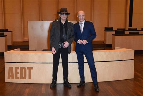 Udo Lindenberg Im Bundesrat Palazzo Charity And Coca Cola Movement Mit
