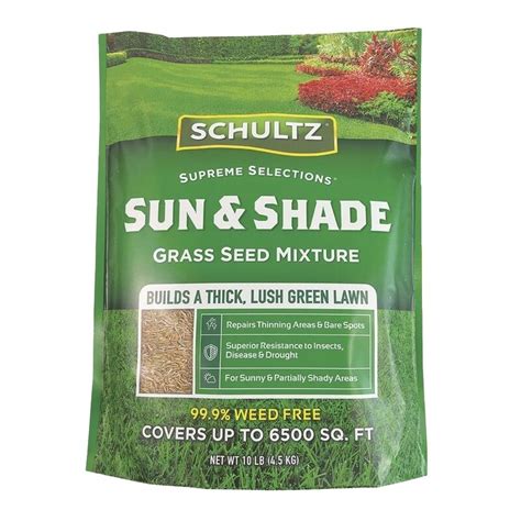 Schultz® Sun And Shade Mix Grass Seed 10 Lb