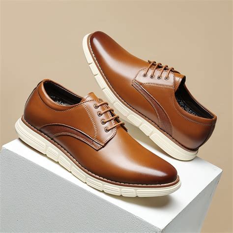 Brown [crossflex Neatpolish] Mens Non Slip Casual Oxford Sneakers