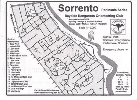 Sample Map Orienteering