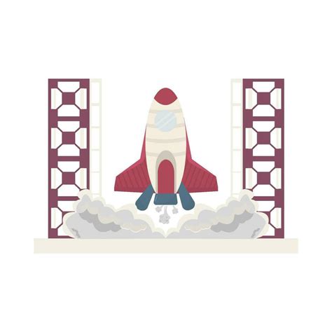 Rocket With Antena Illustration 35947829 Vector Art At Vecteezy